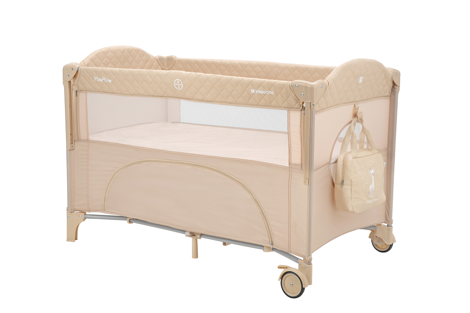 Prenosni krevetac Milky Way sa rancem i spuštajućom stranicom - 2 nivoa ...