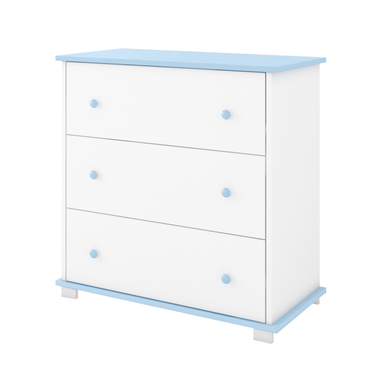 Komoda za bebe Classic Blue | Kolica za bebe, bebi oprema Bebbco