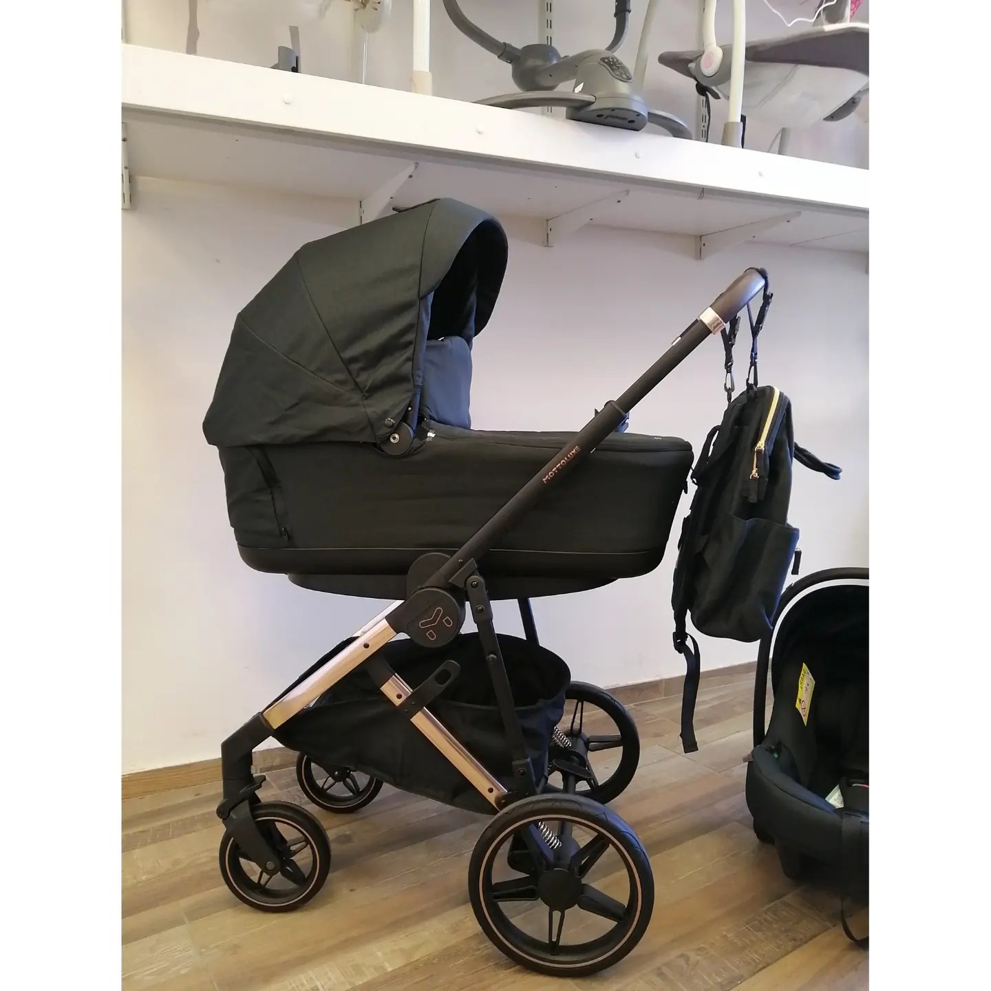 Jungle Motto Lux Black 3u1 | Kolica za bebe, bebi oprema Bebbco